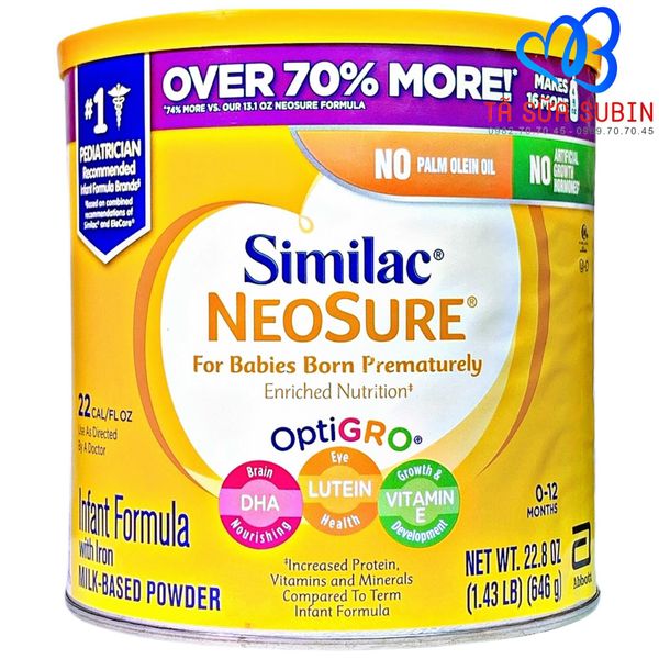 Sữa Similac Neosure Nội Địa Mỹ 646gr – Tã Sữa SuBin