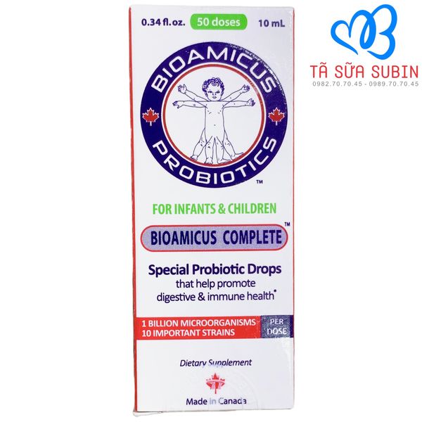 Men vi sinh 10 chủng BioAmicus Complete – Tã Sữa SuBin