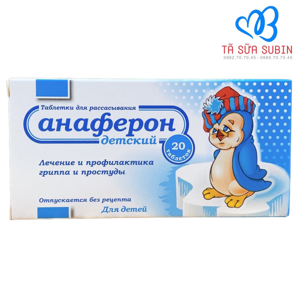 Viên Uống Tăng Đề Kháng Anaferon Nga 20 Viên Cho Bé Từ 1 Tháng – Tã Sữa ...