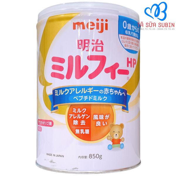 Sữa meiji HP Nhật 850g cho bé bị dị ứng đạm sữa bò – Tã Sữa SuBin