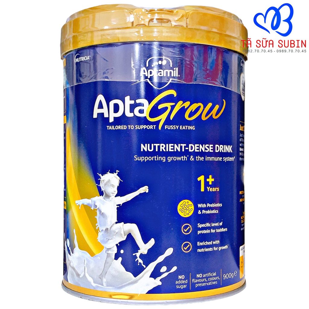 SỮA APTAMIL APTAGROW 1+ NỘI ĐỊA ÚC 900gr CHO BÉ TỪ 1 TUỔI – Tã Sữa SuBin