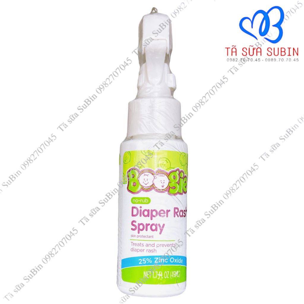Xịt Chống Hăm Boogie Bottoms Mỹ 49ml cho bé từ sơ sinh – Tã Sữa SuBin