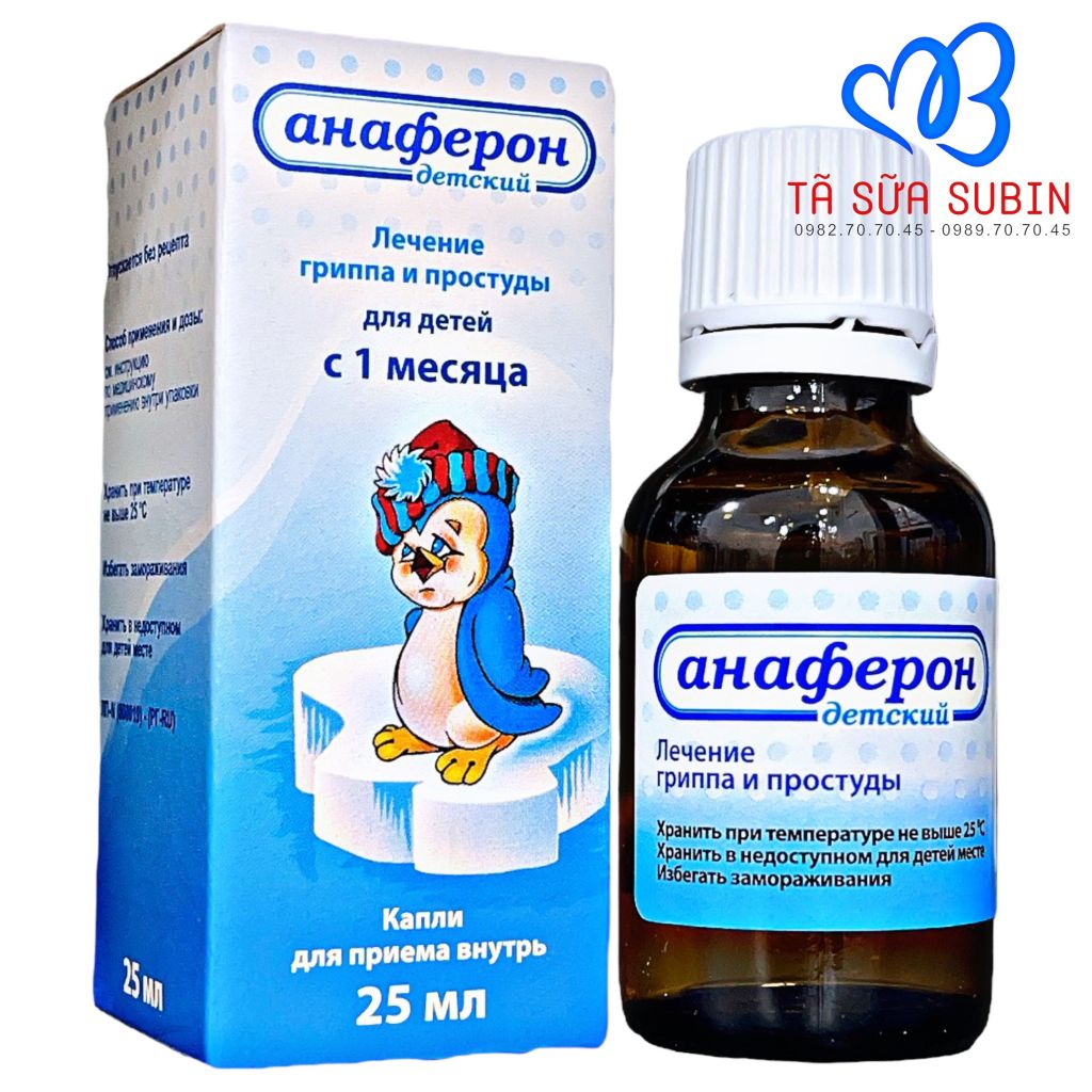 Siro Tăng Đề Kháng Anaferon Nga 25ml (1 Tháng) – Tã Sữa SuBin
