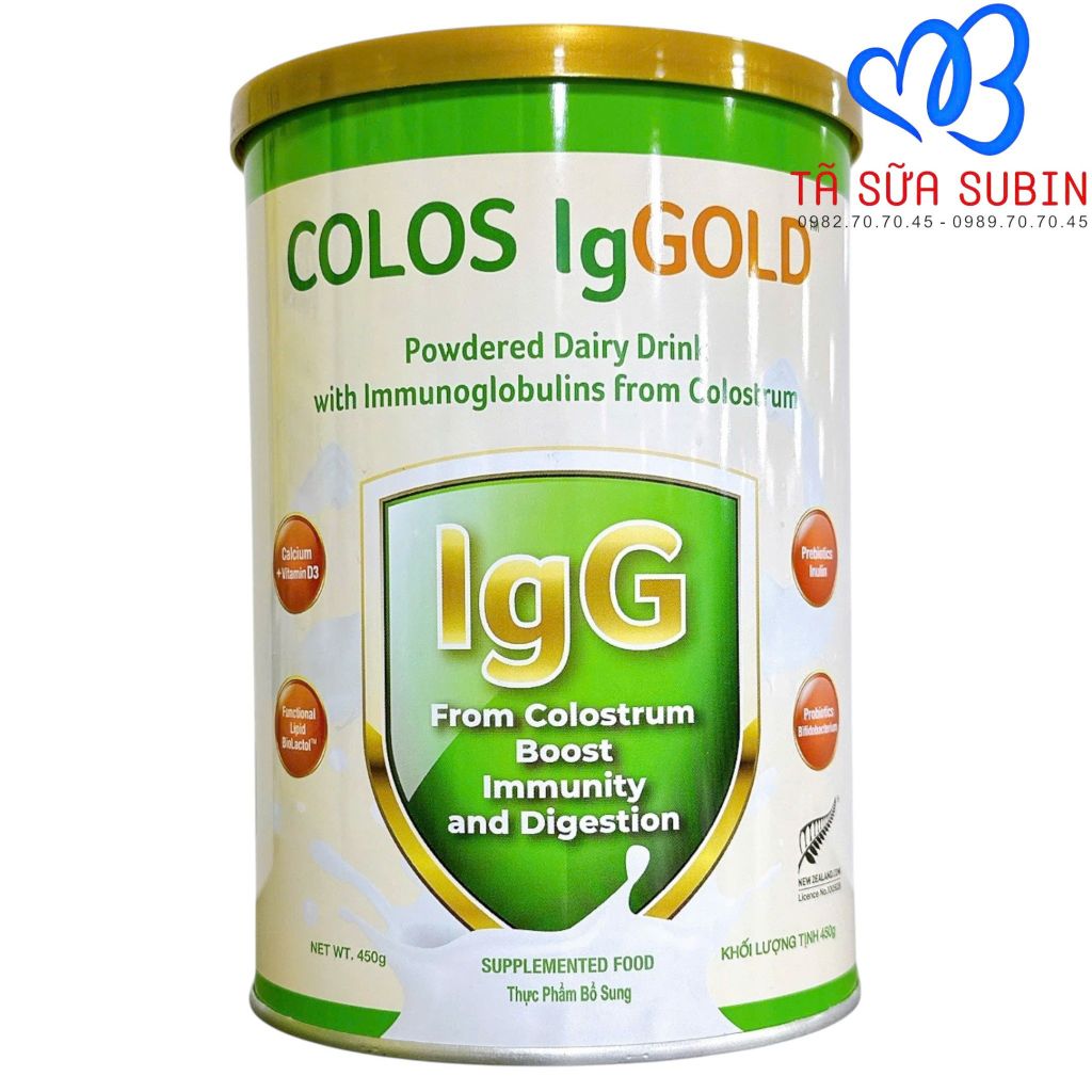 Sữa Non Colos Ig Gold Anh 450g ( Bổ Sung Đề Kháng ) – Tã Sữa SuBin