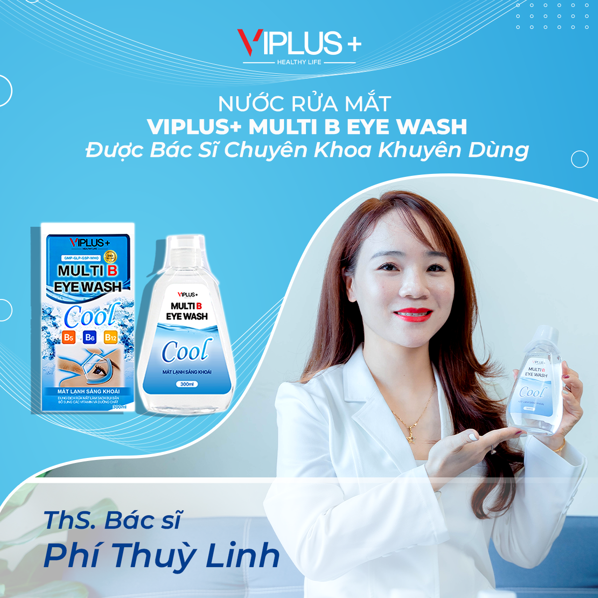 Nước Rửa Mắt VIPLUS+ Multi B Eye Wash – AINI VIỆT NAM