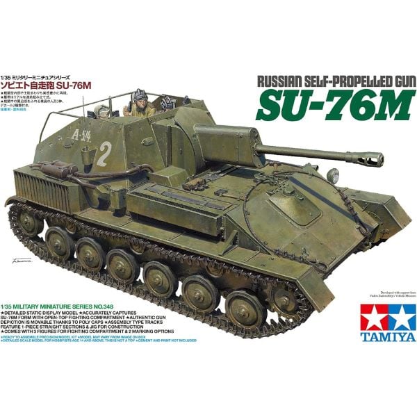 Xe tăng Russian Self-Propelled Gun SU-76M 1/35 Tamiya 35348 – nShop - Game & Hobby