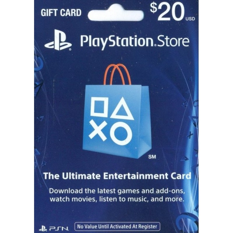 PSN Prepaid Card 20 Hang Chinh Hang Sony nShop Game Hobby
