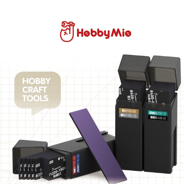 Bộ giấy nhám xốp siêu mềm Hobby Mio 6 cấp độ dành cho mô hình – nShop - Game & Hobby