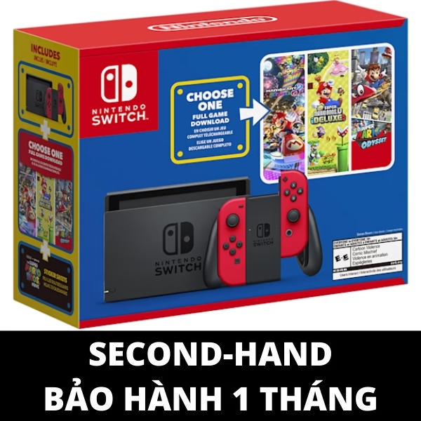 Nintendo Switch V2 Mario Choose One Edition Máy cũ giá rẻ – nShop ...