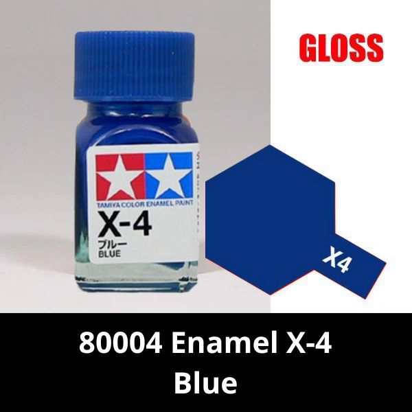 80004 Enamel X-4 Blue - Sơn mô hình Tamiya giá rẻ chính hãng – nShop ...