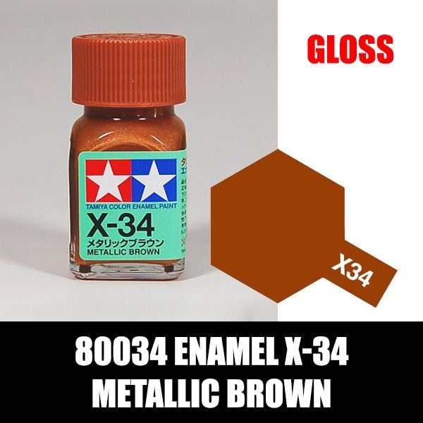 Sơn Tamiya Enamel X-34 Metallic Brown 80034 – nShop - Game & Hobby