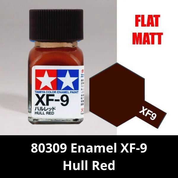 Sơn mô hình Tamiya Enamel XF-9 Hull Red 80309 – nShop - Game & Hobby