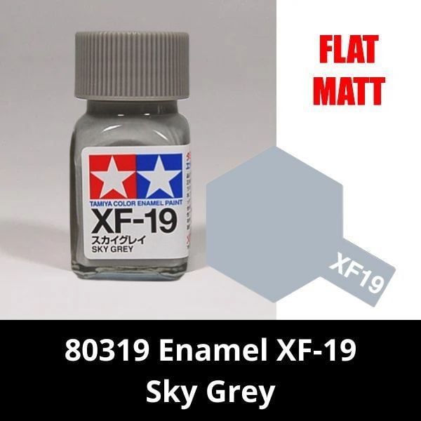 Sơn mô hình Tamiya 80319 Enamel XF-19 Sky Grey – nShop - Game & Hobby