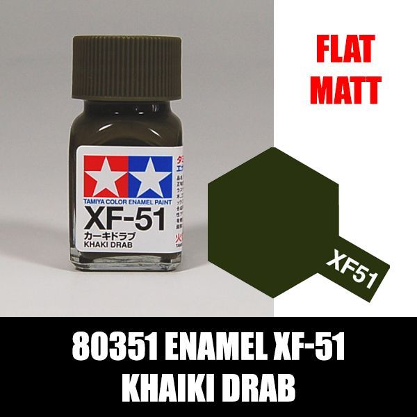 Sơn Tamiya Enamel XF-51 Khaiki Drab 80351 – nShop - Game & Hobby