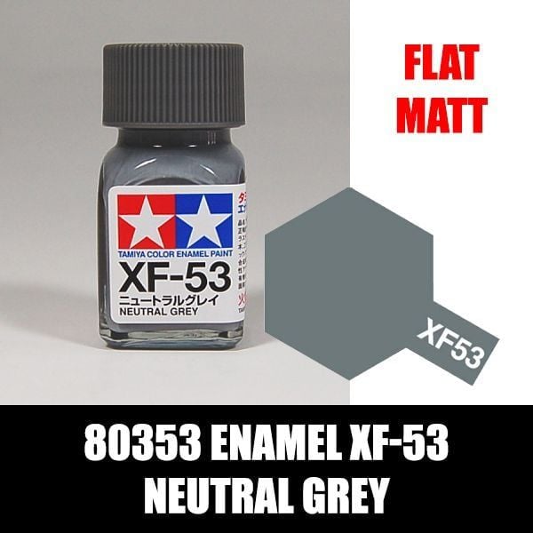 Sơn Tamiya Enamel XF-53 Neutral Grey 80353 – nShop - Game & Hobby