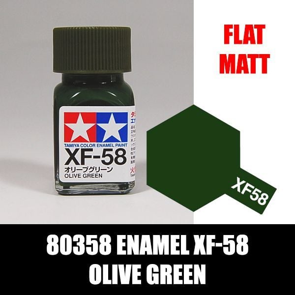 Sơn Tamiya Enamel XF-58 Olive Green 80358 – nShop - Game & Hobby