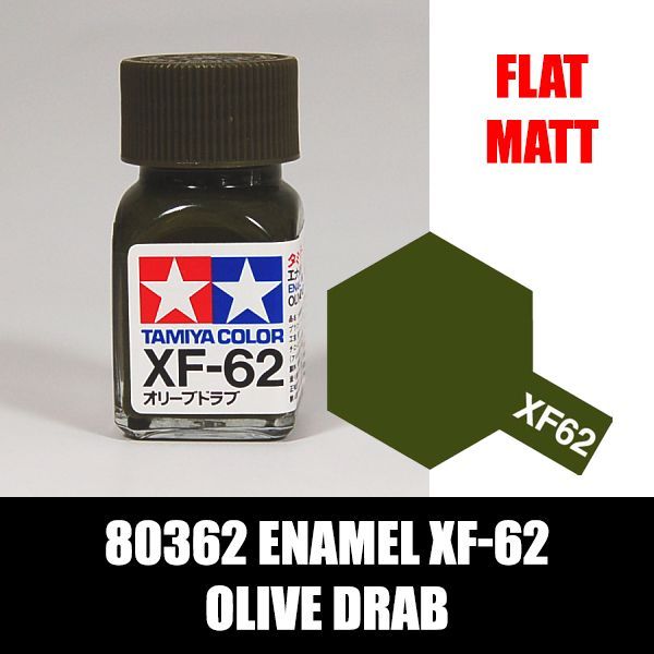 Sơn Tamiya Enamel XF-62 Olive Drab 80362 – nShop - Game & Hobby