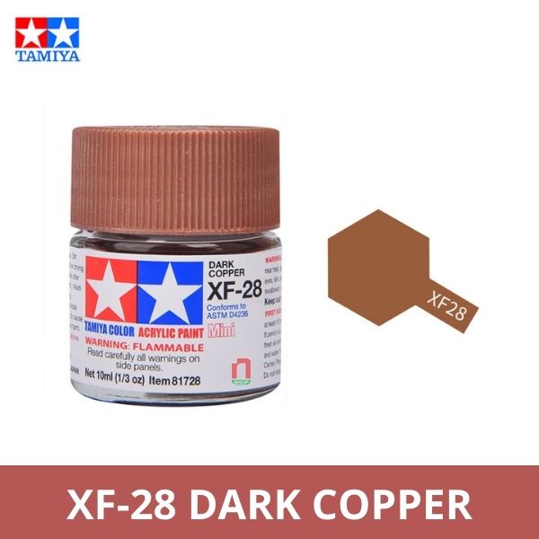 Sơn mô hình Tamiya Acrylic Mini XF-28 Dark Copper - 81728 – nShop ...