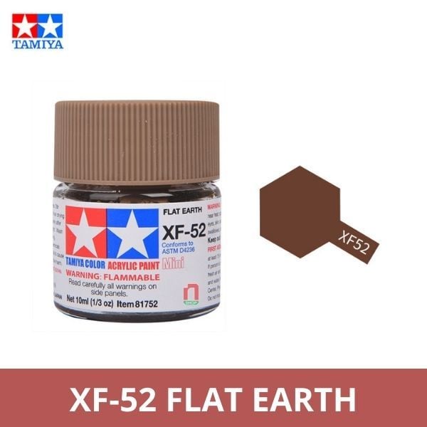 Sơn mô hình Tamiya Acrylic Mini XF-52 Flat Earth - 81752 – nShop - Game ...