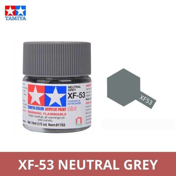 Sơn mô hình Tamiya Acrylic Mini XF-53 Neutral Grey - 81753 – nShop ...