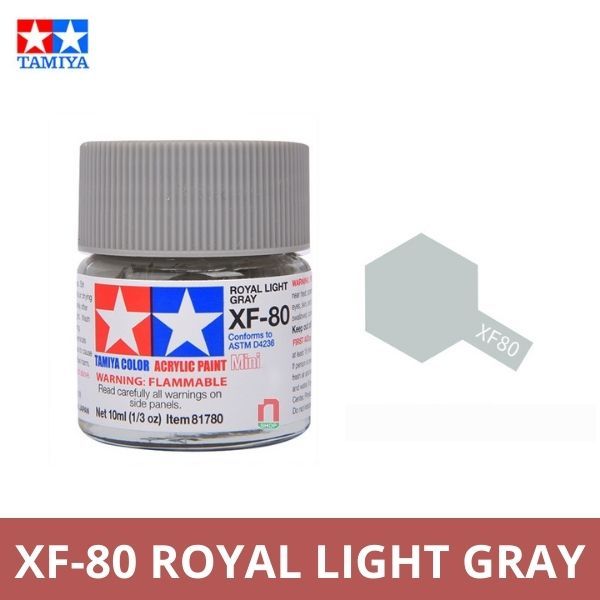 Sơn mô hình Tamiya Acrylic Mini XF-80 Royal Light Gray - 81780 – nShop ...