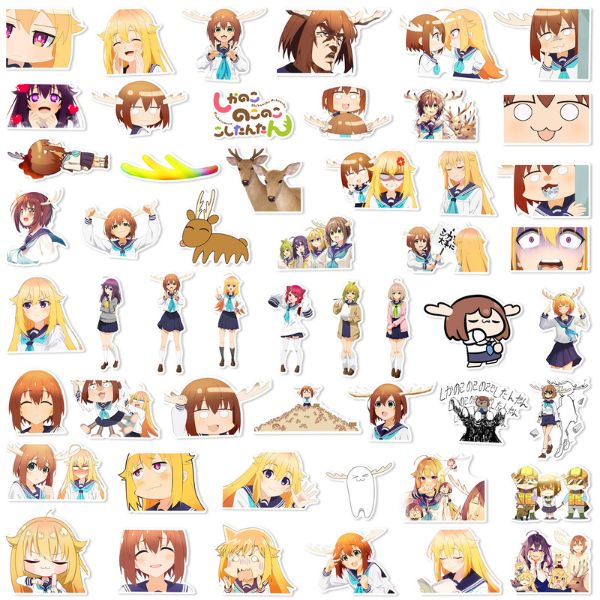 Hình dán sticker Shikanoko Nokonoko Koshitantan 50 cái – nShop - Game ...