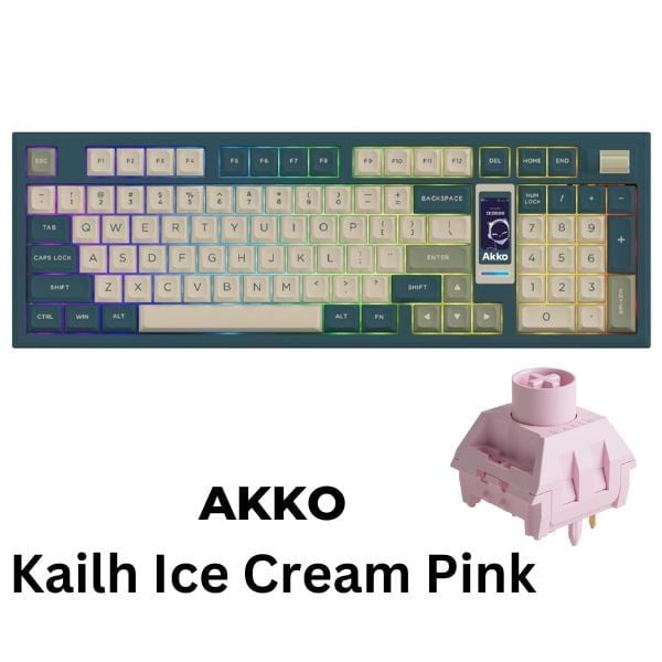 Bàn phím cơ AKKO 5098B Ink Green Kailh Ice Cream Pink – nShop - Game ...
