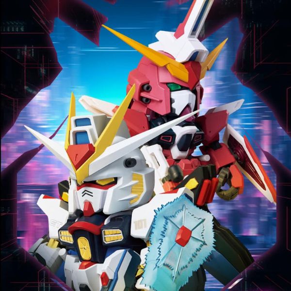 QMSV Mini Strike Freedom Gundam & Infinity Justice Gundam Blind Box ...