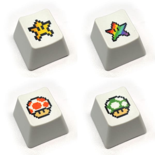 Set 16 nút Keycap Super Mario Pixel Retro Art cho phím cơ – nShop ...