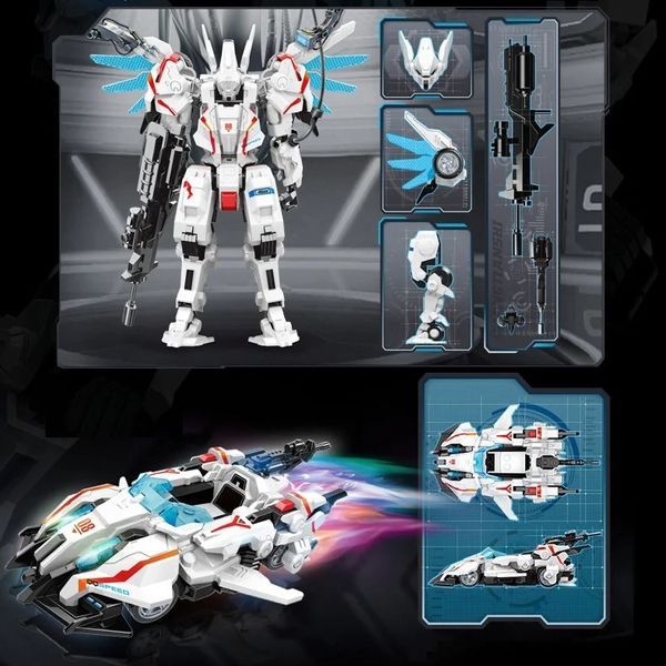 Mô hình lắp ráp robot Thánh Thiên Sứ kèm xe đua QQ Speed – nShop - Game ...