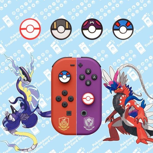 Cover analog Joy-con Nintendo Switch PokeBall Set đẹp mắt – nShop ...