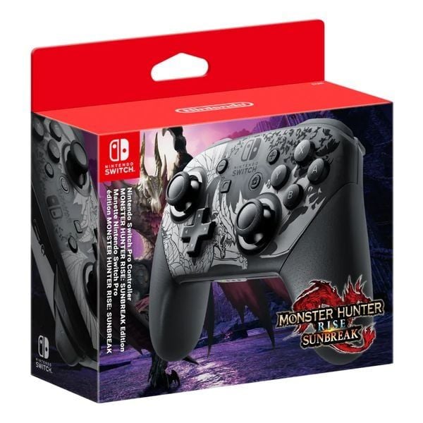 Tay cầm Nintendo Switch Pro Controller Monster Hunter Rise Sunbreak ...