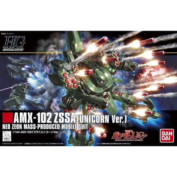 Gundam AMX-102 Zssa Unicorn Ver. HGUC 1/144 – nShop - Game & Hobby