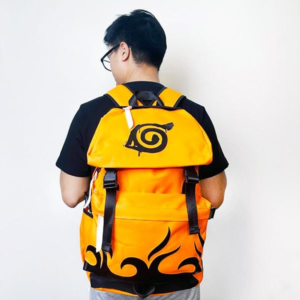 Balo Naruto màu cam cao cấp huy hiệu Ninja làng lá giá rẻ – nShop ...