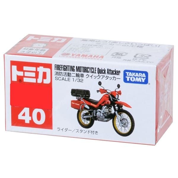 Xe Tomica No.40 Fire Fighting Motorcycle Quick Attacker – nShop - Game ...
