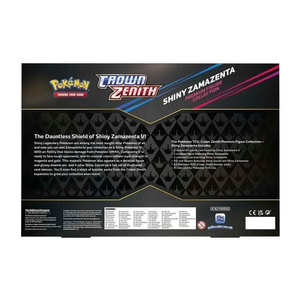 Bài Pokemon TCG Crown Zenith Premium Figure Collection Shiny Zamazenta ...