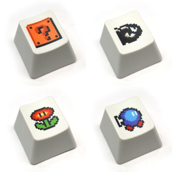 Set 16 nút Keycap Super Mario Pixel Retro Art cho phím cơ – nShop ...