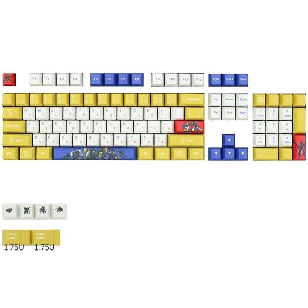 Bộ Keycap bàn phím cơ Robot Mecha Cherry PBT Full Set 120 nút – nShop ...