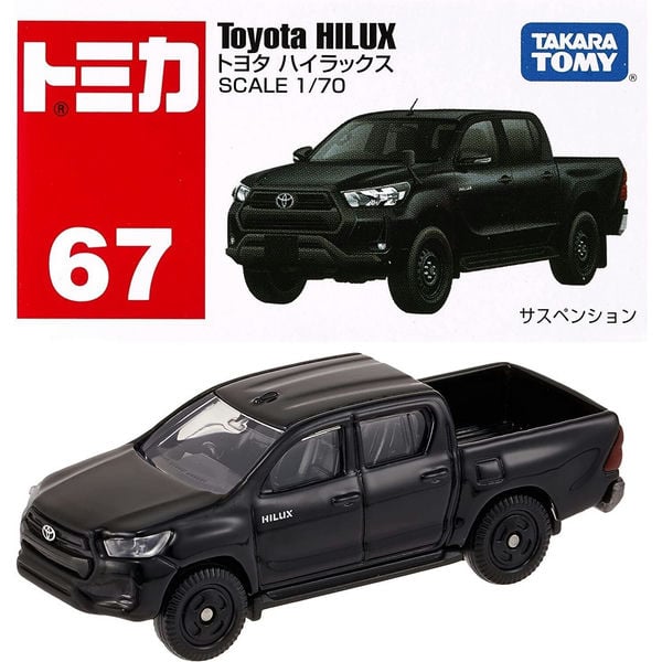 Mô hình xe bán tải Pick-Up Truck Tomica No. 67 Toyota Hilux – nShop - Game & Hobby