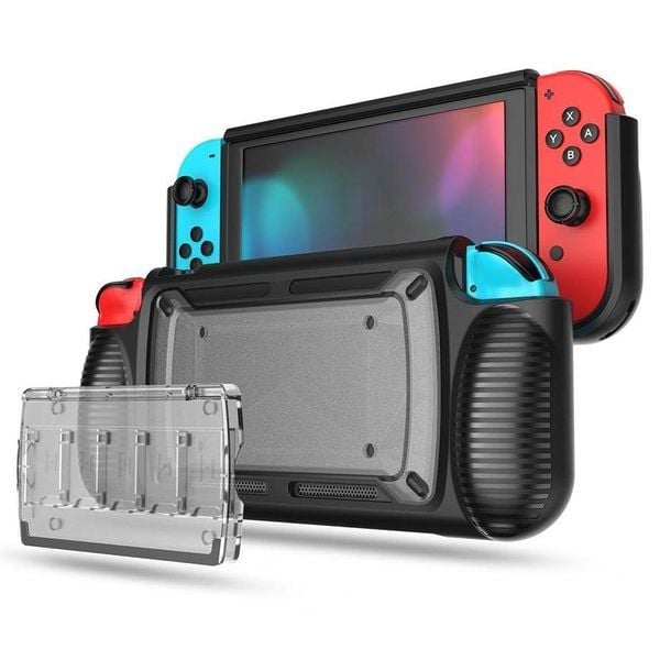 Phụ kiện Case Grip kiêm hộp đựng game và đế dựng cho Nintendo Switch ...