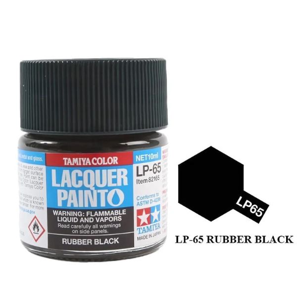 Sơn mô hình Tamiya Lacquer LP-65 Rubber Black chính hãng – nShop - Game ...