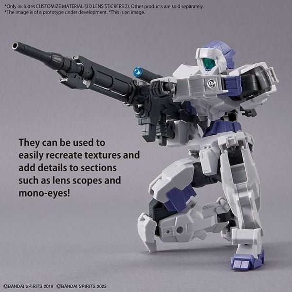 Phụ kiện Customize Material 3D Lens Stickers 2 HG 30MM 30MS – nShop - Game & Hobby