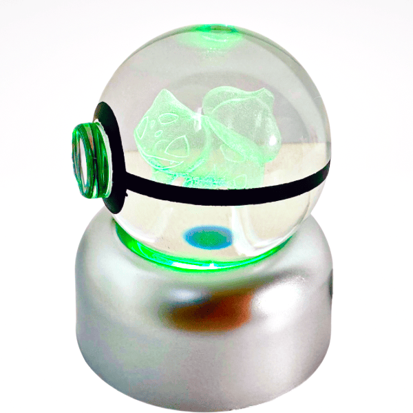 Đèn LED RGB trang trí quả cầu pha lê Poke Ball Pokemon 3D – nShop ...