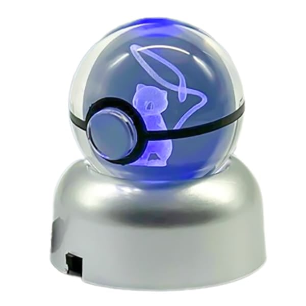 Đèn LED RGB trang trí quả cầu pha lê Poke Ball Pokemon 3D – nShop ...