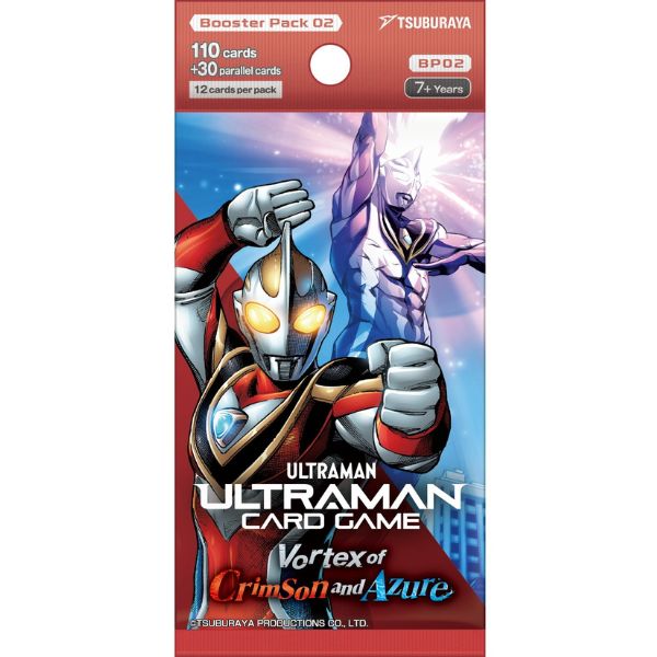 Ultraman Card Game Booster Pack Vortex of Crimson and Azure BP02 ...