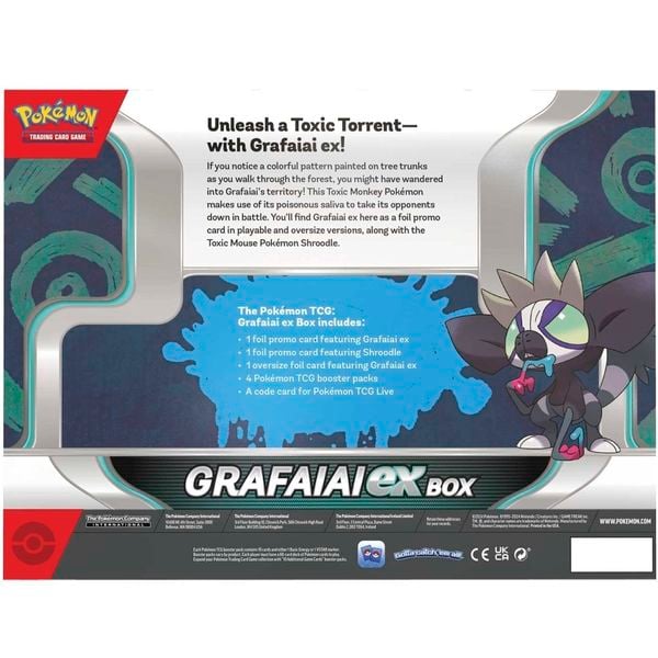 Thẻ bài Pokemon TCG Grafaiai ex Box thật in hình đẹp mắt – nShop - Game ...