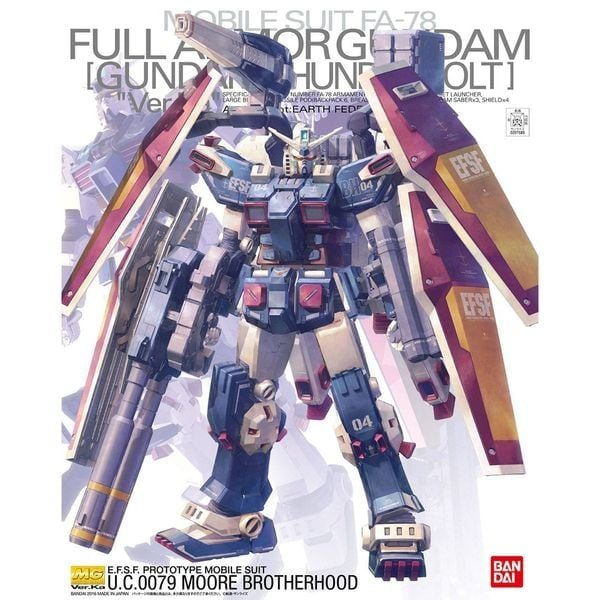 FA-78 Full Armor Gundam Ver.Ka - Gundam Thunderbolt - MG - 1/100 ...