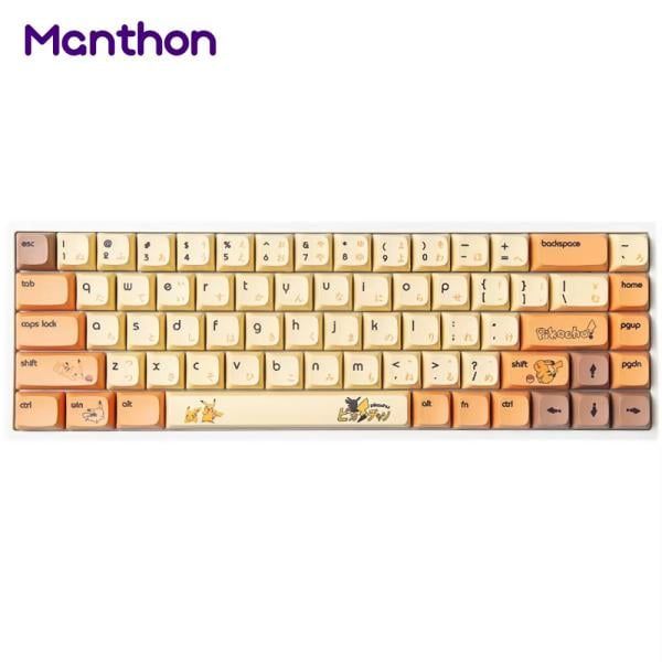 Bộ Keycap bàn phím cơ Manthon Pokemon Pikachu chất lượng cao – nShop ...