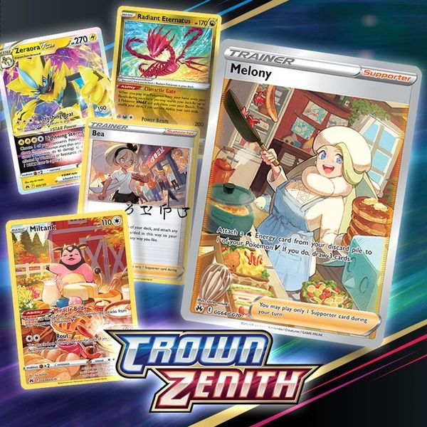 Thẻ bài Pokemon TCG Crown Zenith Booster Pack hiếm – nShop - Game & Hobby