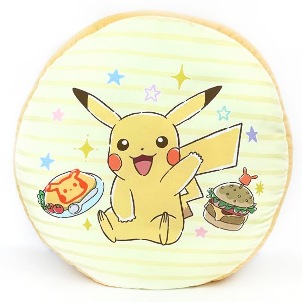 Gối bông Pokemon Reversible Cushion Cafe Art Pikachu Banpresto – nShop ...